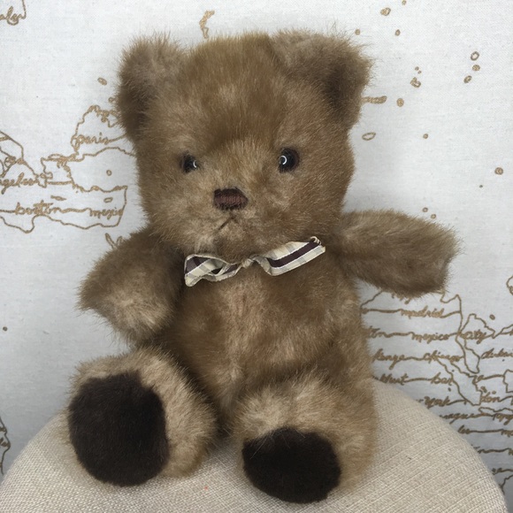 Russ | Toys | Vintage Russ 9 Inch Brown Plush Picadilly Bear Stuffed ...